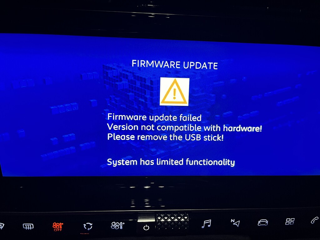 DS7 2019 - Firmware update error - DS 7 & DS 7 CROSSBACK - DS Forums